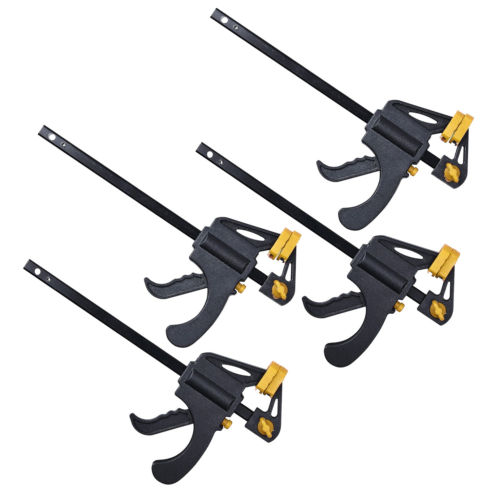 4pc Mini Ratchet Speed Clamps 100mm 4" Trigger Vice Grips Rapid Bar Sp