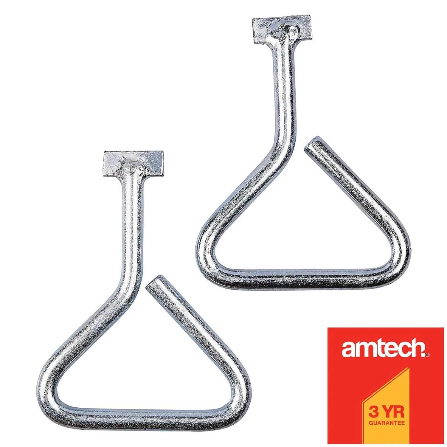£6.66 2PC HEAVY DUTY STEEL T-HANDLE MANHOLE COVER KEYS SET DRAIN LID ...
