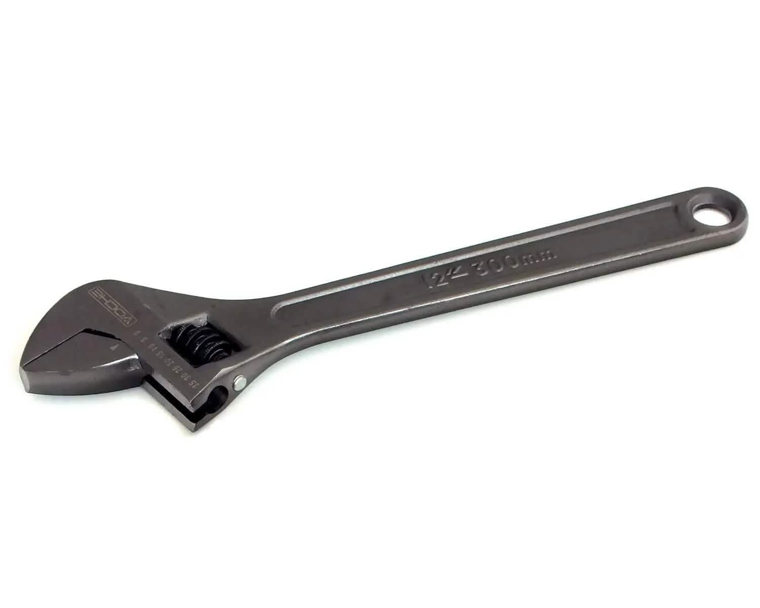£3.99 Black Adjustable Wrench 12" Heavy Duty Shifting Spanners Voche ...