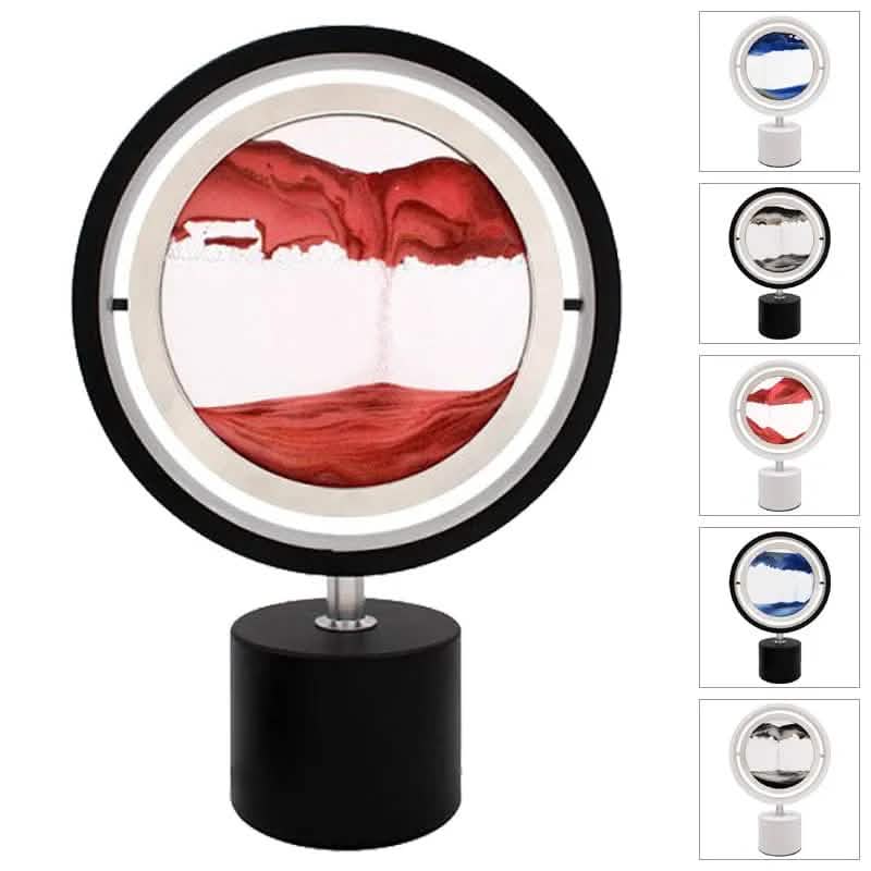 Quicksand Table Lamp 3D Motion Sand Light Adjustable Brightness | Choi