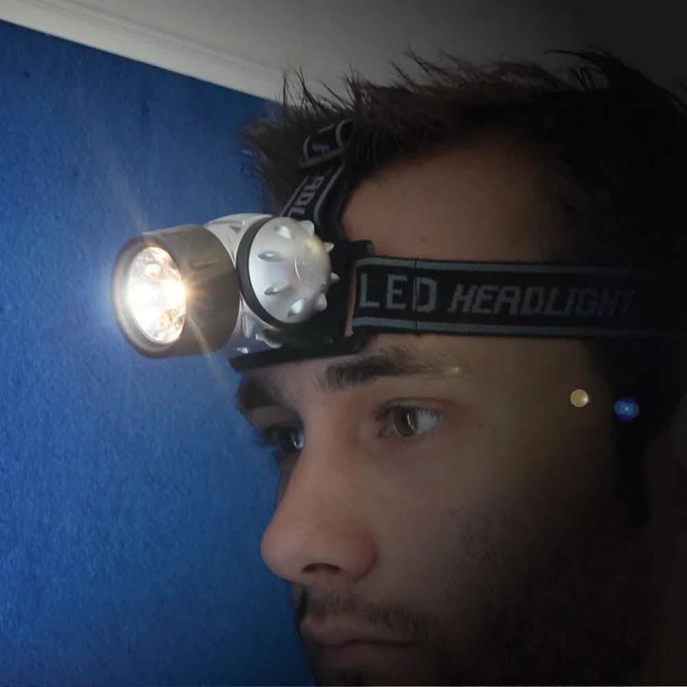£5.59 6 LED LED KRYPTON HEAD LIGHT 868718 Silverline tooltime.co.uk