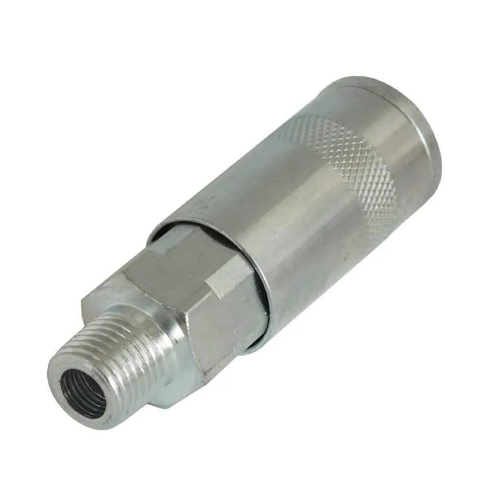 £3.99 1/4" BSP MALE AIR LINE COUPLER HOSE CONNECTOR QUICK RELEASE ...