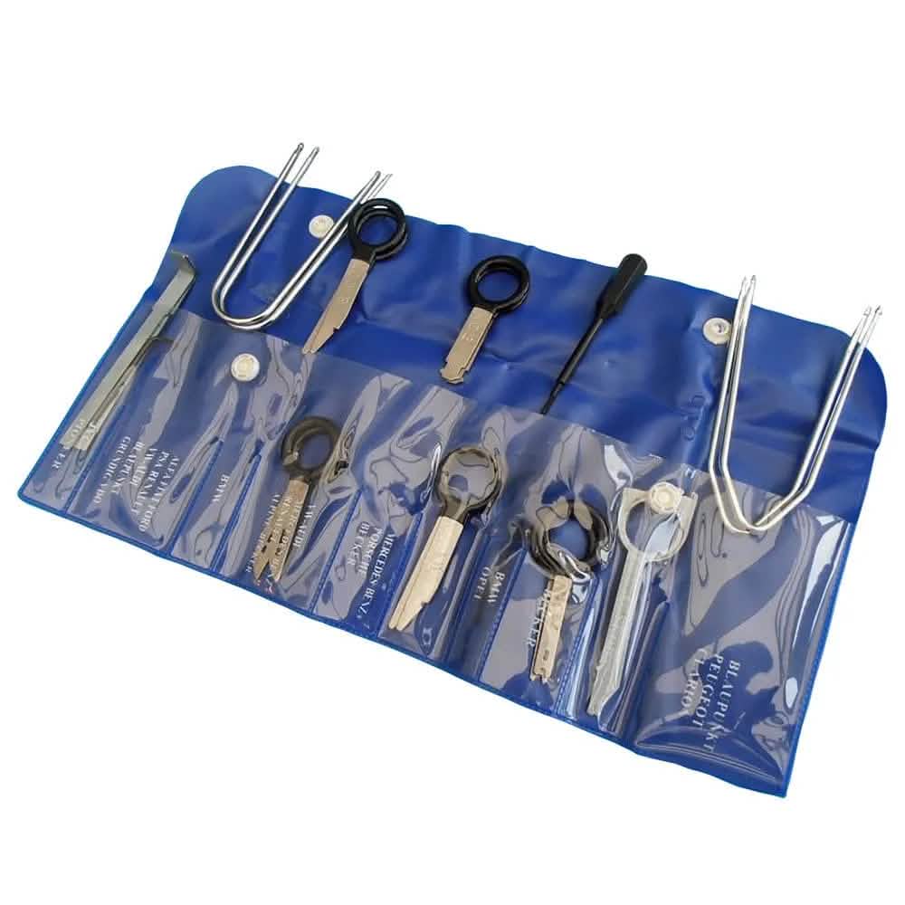 £8.09 20PC PRO QUALITY CAR RADIO CD REMOVAL TOOL SET STEREO HEAD UNIT ...