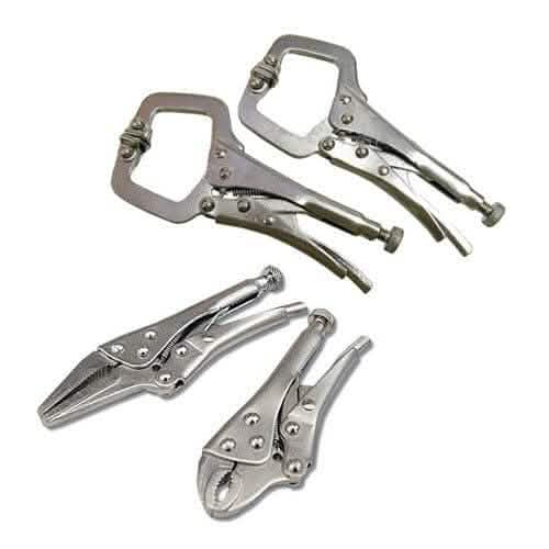 £3.99 Mini Adjustable Locking Mole Vice Grip Pliers + C Clamp Welding ...