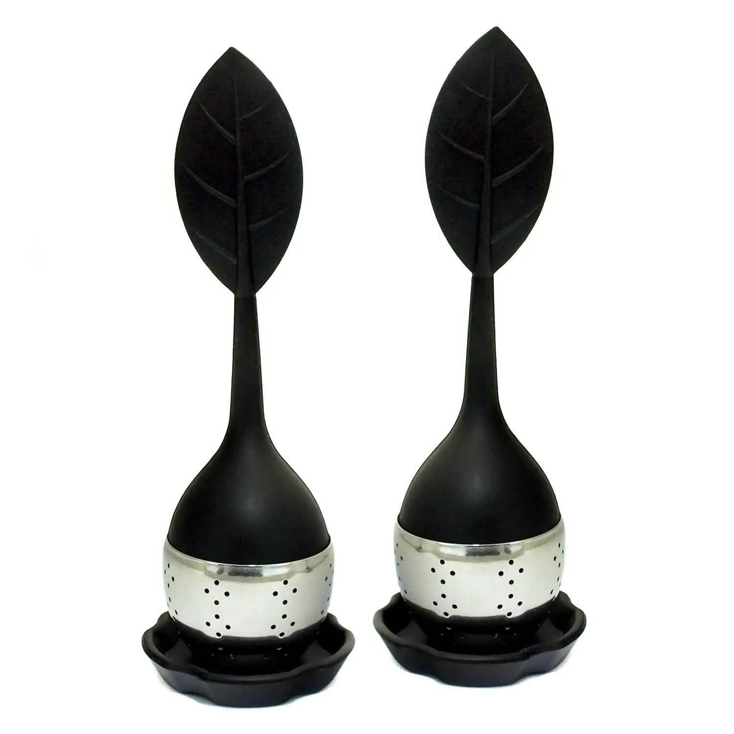 £2.69 Tea Infusers Strainers Loose Leaf Herbal Silicone Stainless Steel ...