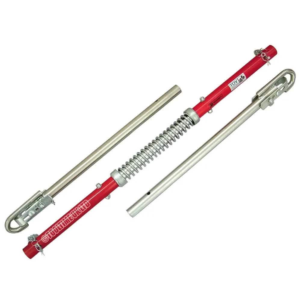 £29.99 2 Ton Car Recovery Tow Pole Rigid Steel Bar + Spring Damper ...