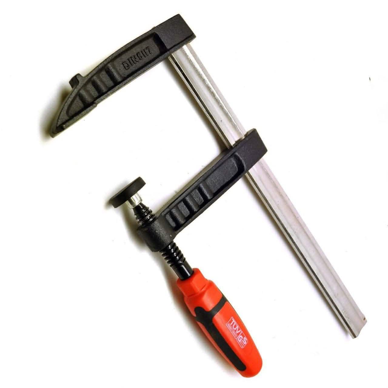 £8.88 300MM X 50MM F CLAMPS - 2 PACK - VOCHE HEAVY DUTY - SOFT GRIP ...