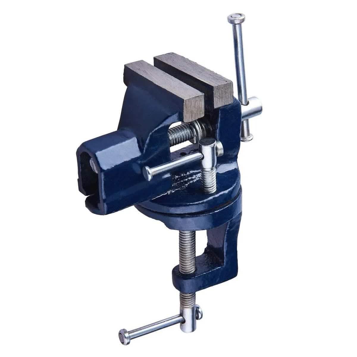 £10.02 VOCHE® 60mm MINI CLAMP ON BENCH VICE WITH 360° SWIVEL BASE ...